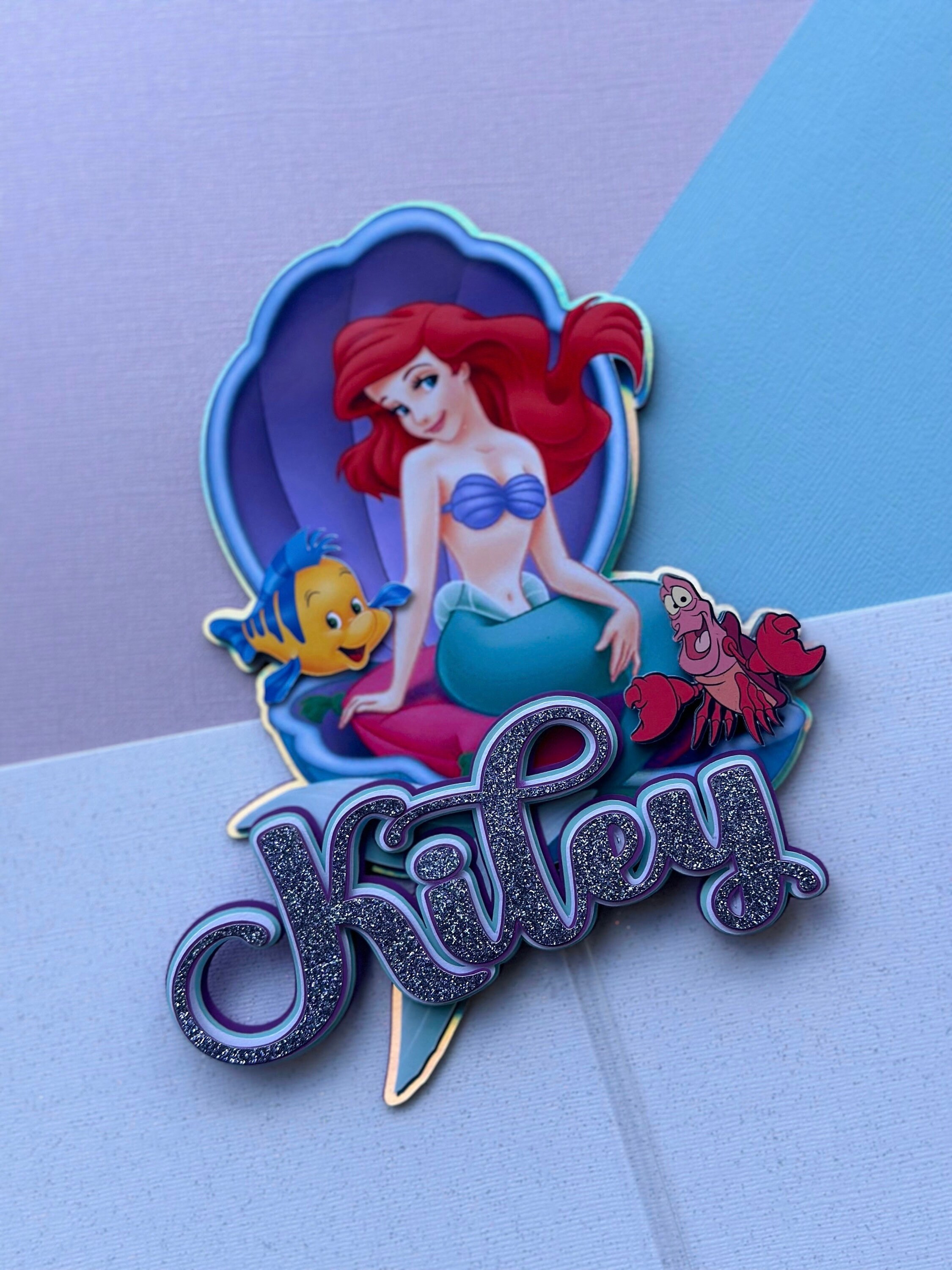 Ariel Cake Topper, Mermaid Cake Topper, Little Mermaid - Etsy