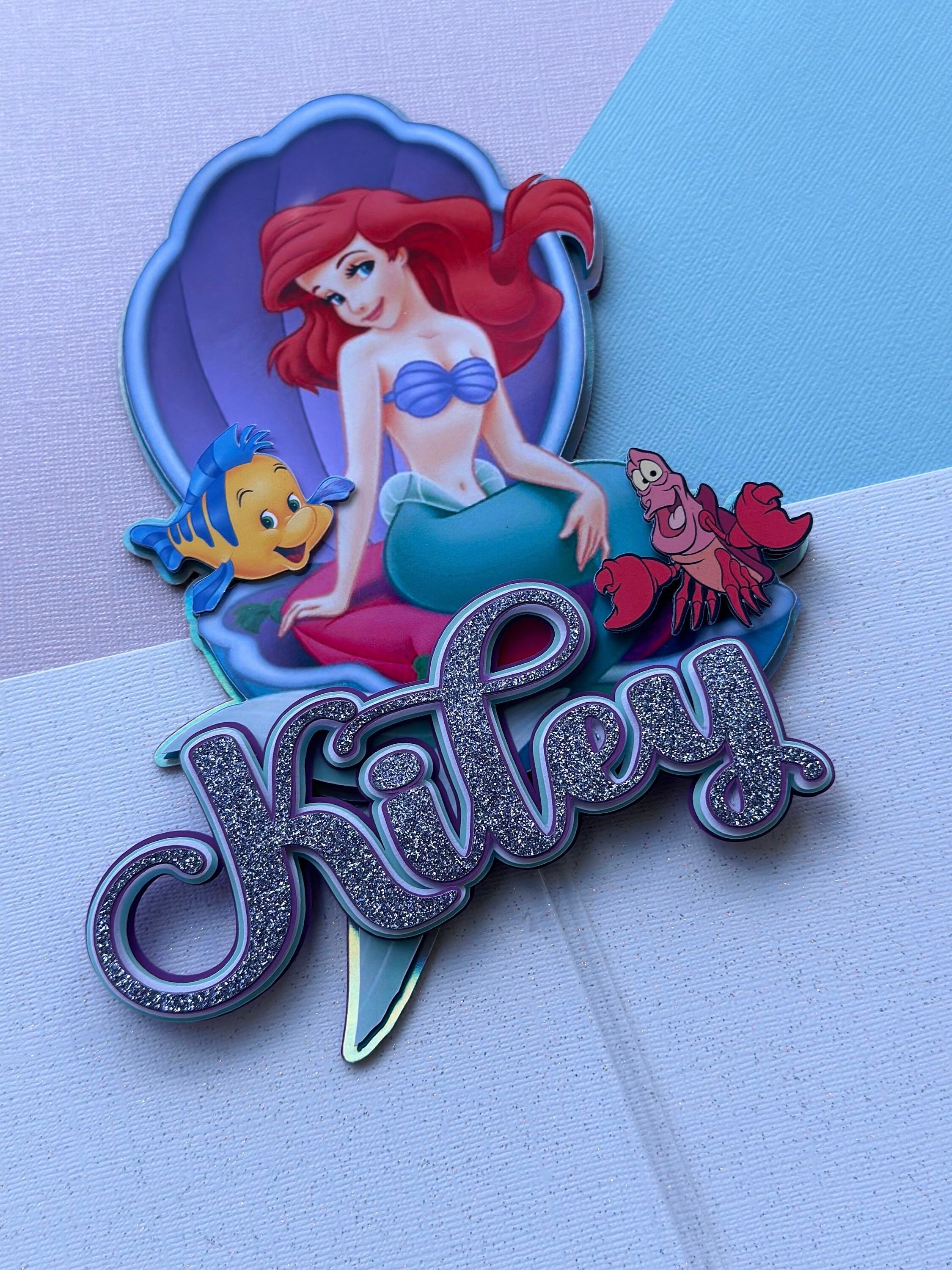 Ariel Cake Topper, Mermaid Cake Topper, Little Mermaid - Etsy