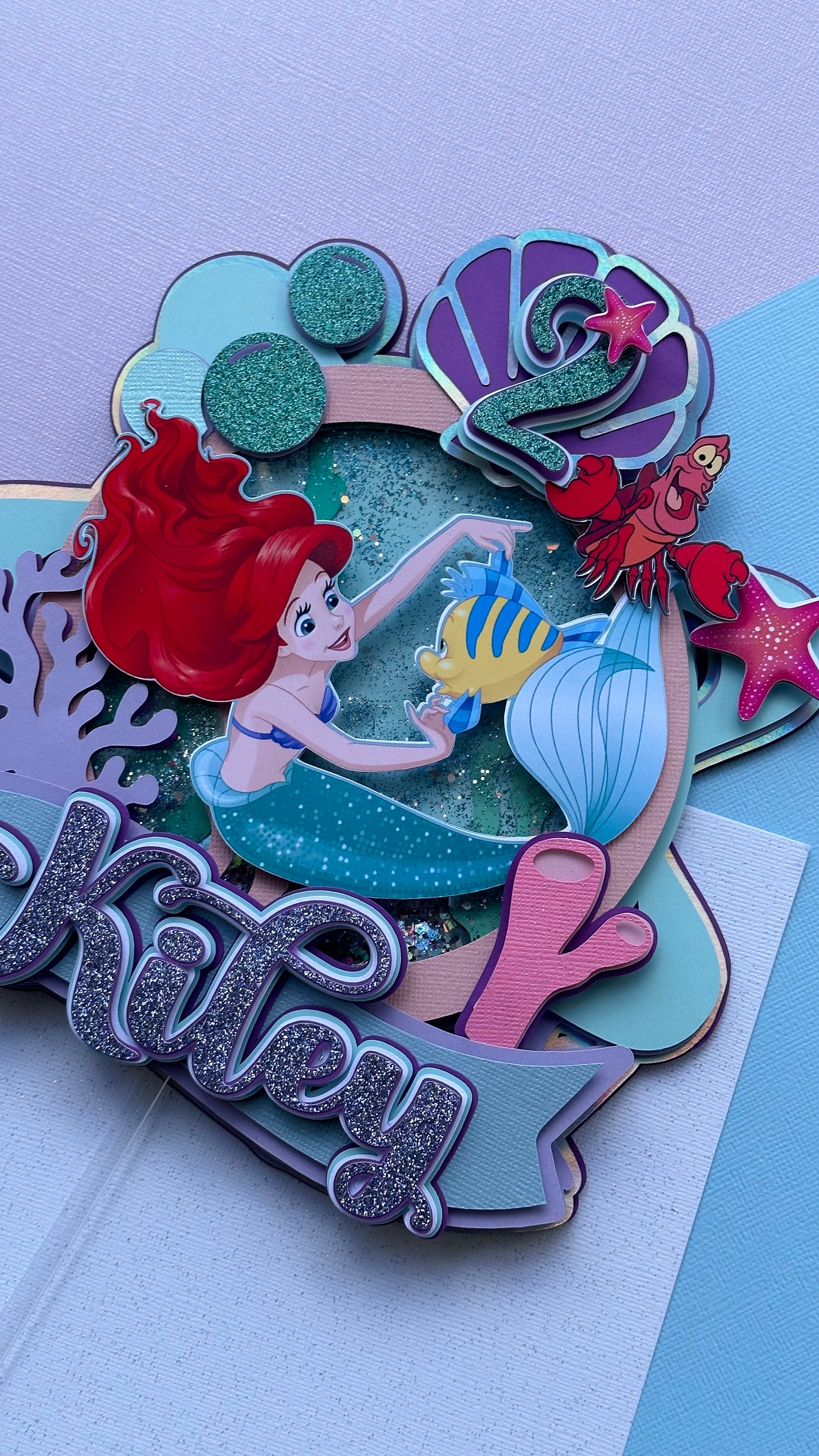 Ariel Cake Topper, Mermaid Cake Topper, Little Mermaid - Etsy