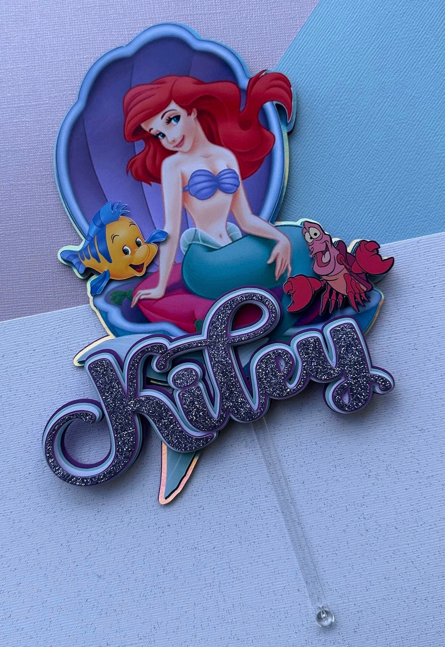 Ariel Cake Topper, Mermaid Cake Topper, Little Mermaid - Etsy