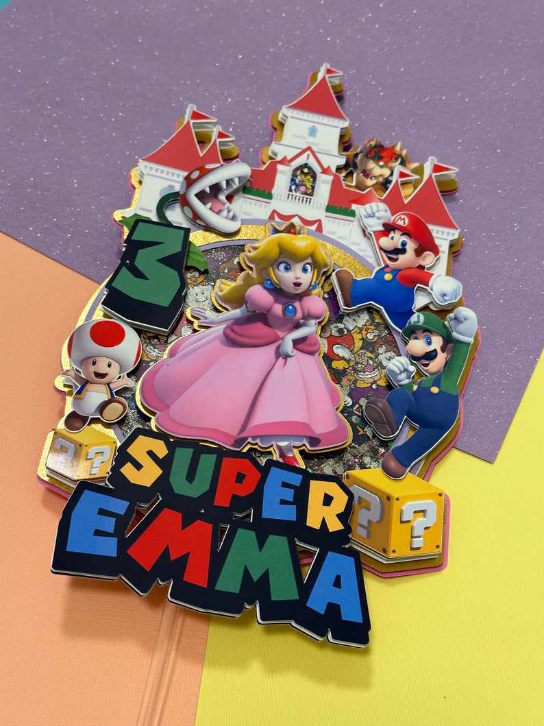 Cake Topper Inspired Peach - Etsy