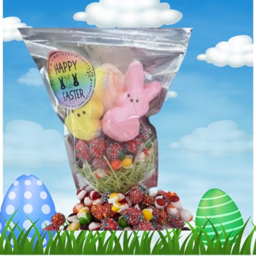 Easter Assorted Peeps Bag Freeze Dried Peeps, Freeze Dried Candy ...
