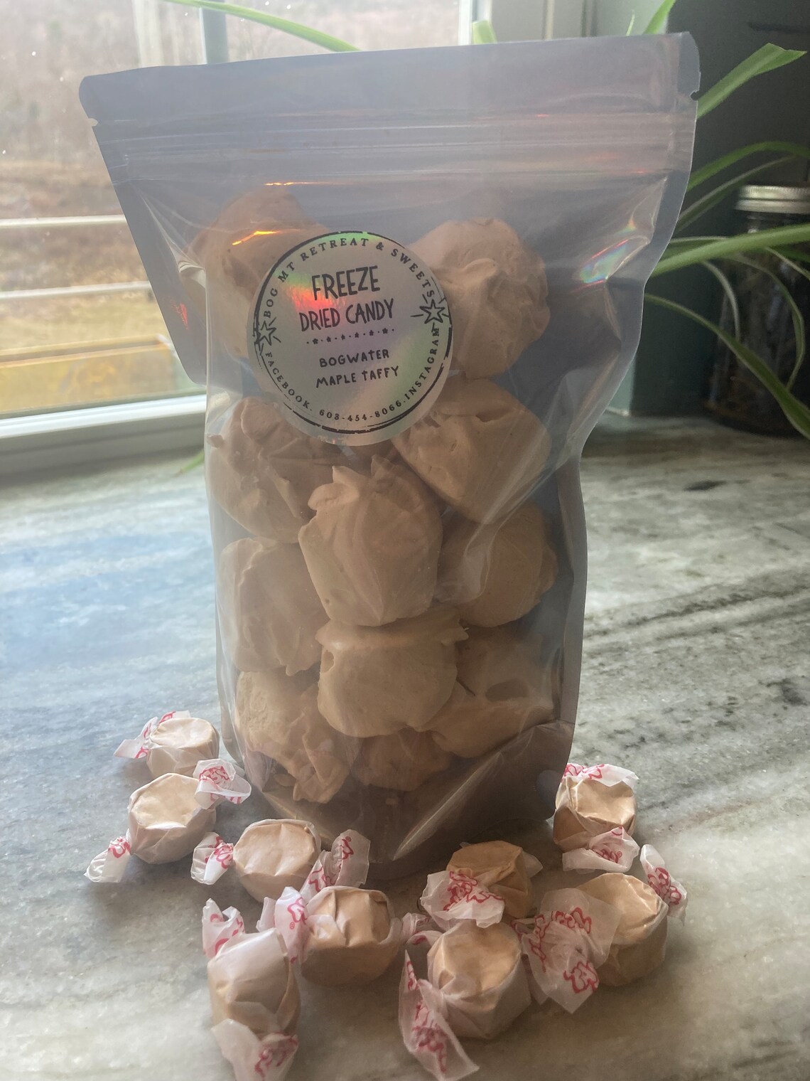 Maple Freeze Dried Taffy. Melts in Your Mouth. Saltwater Taffy Turned ...