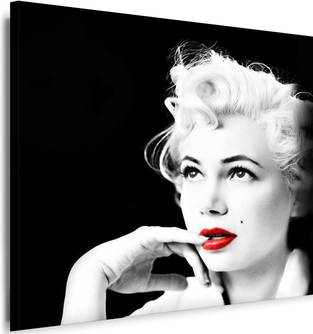 Julia-art Pictures Marilyn Monroe Canvas Picture 70x70x2cm Mural Film ...