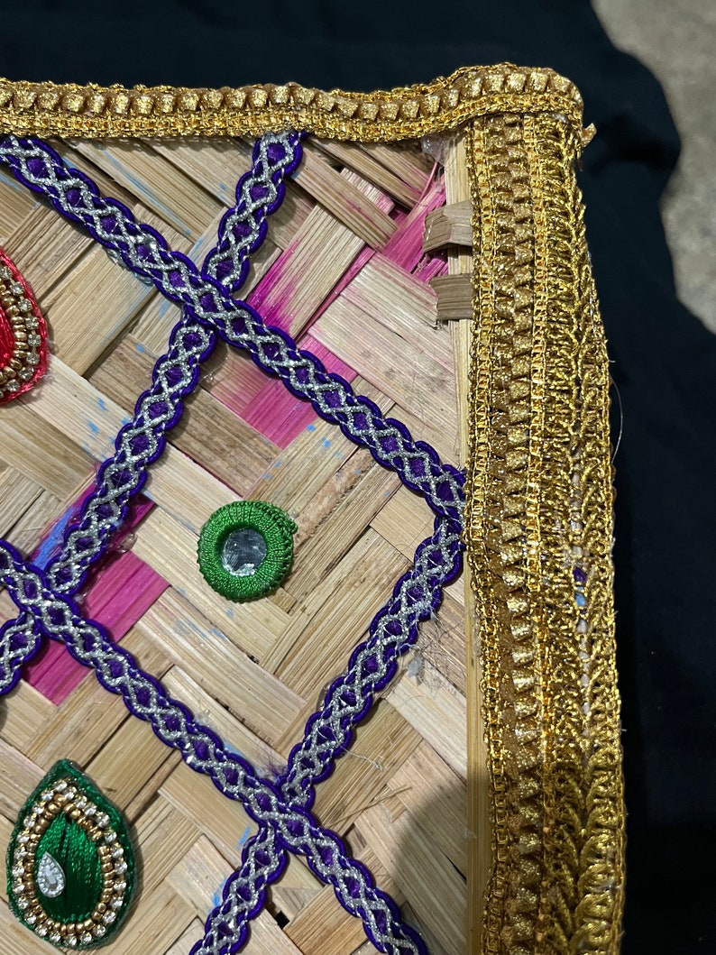 Tra Y , Pooja Plate ,bamboo Decor, Tamboola Plate,c. Sustainable ...