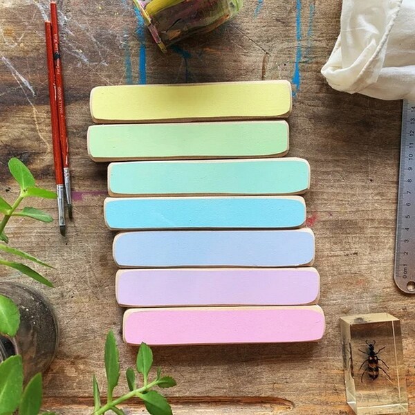 Pastel Baby Blocks - Etsy