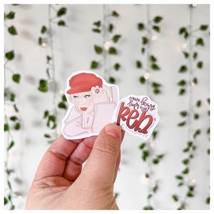 Red Sticker Set - Etsy