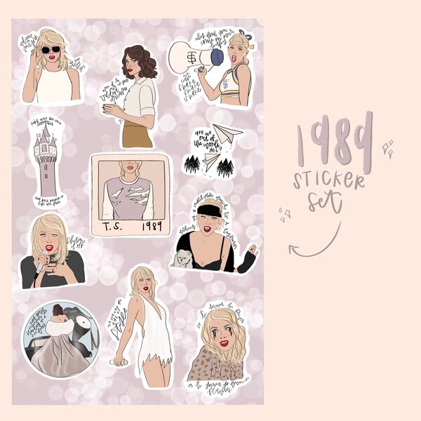 1989 Stickers - Etsy