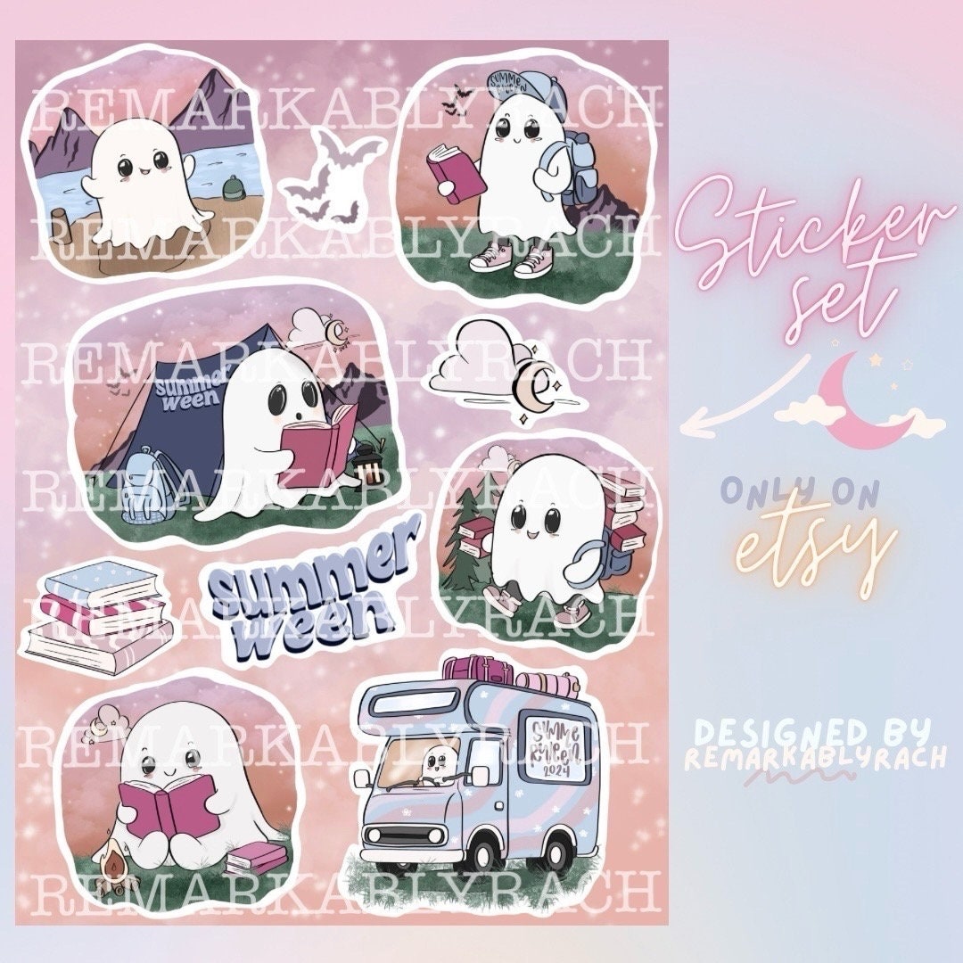 Summerween 2024 Sticker Set (DOWNLOAD ONLY) - Etsy
