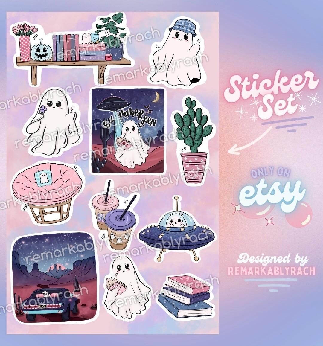 SUMMERWEEN 2025 Sticker Set - Etsy