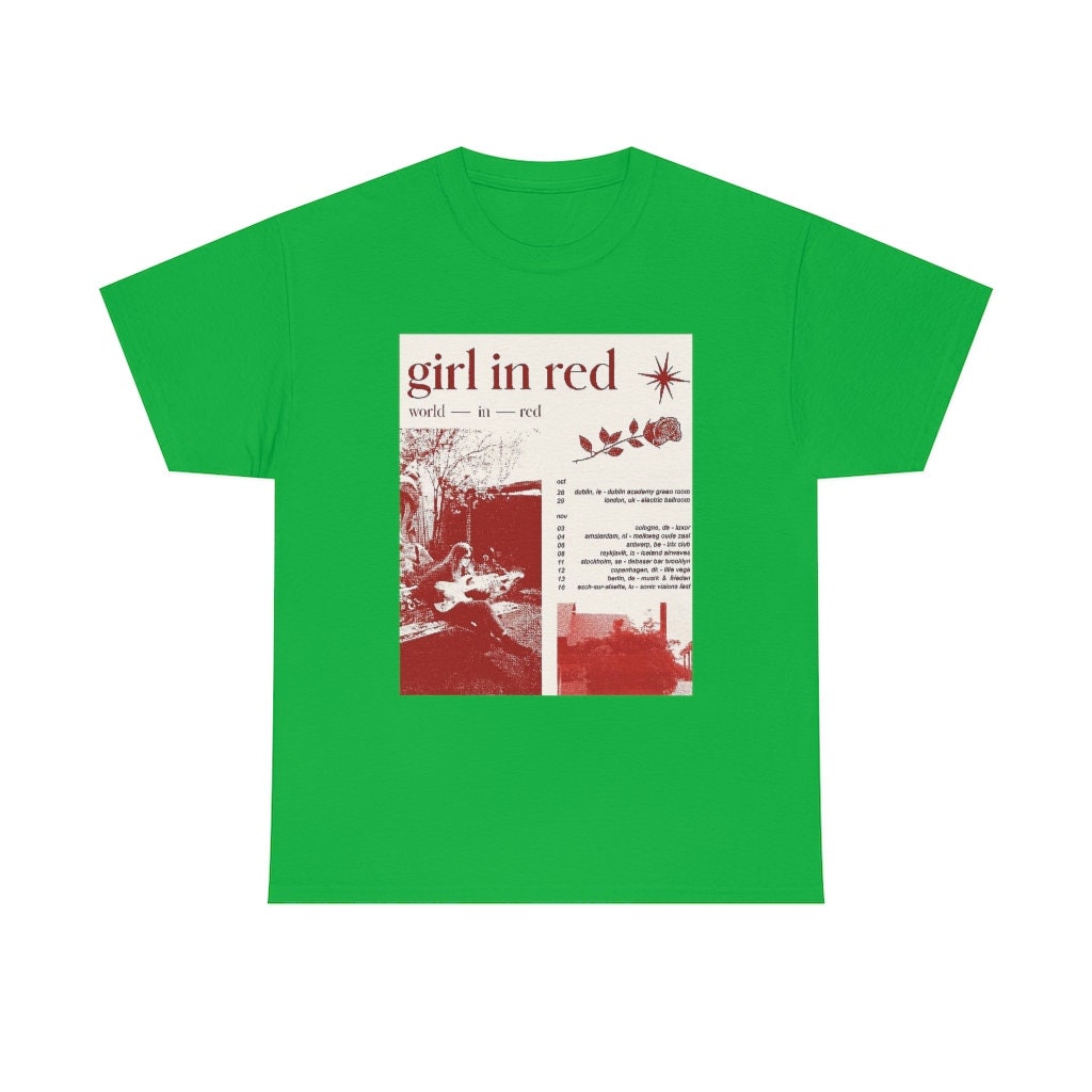 Girl In Red Tour T-Shirt sold by White | SKU 24060992 | Printerval