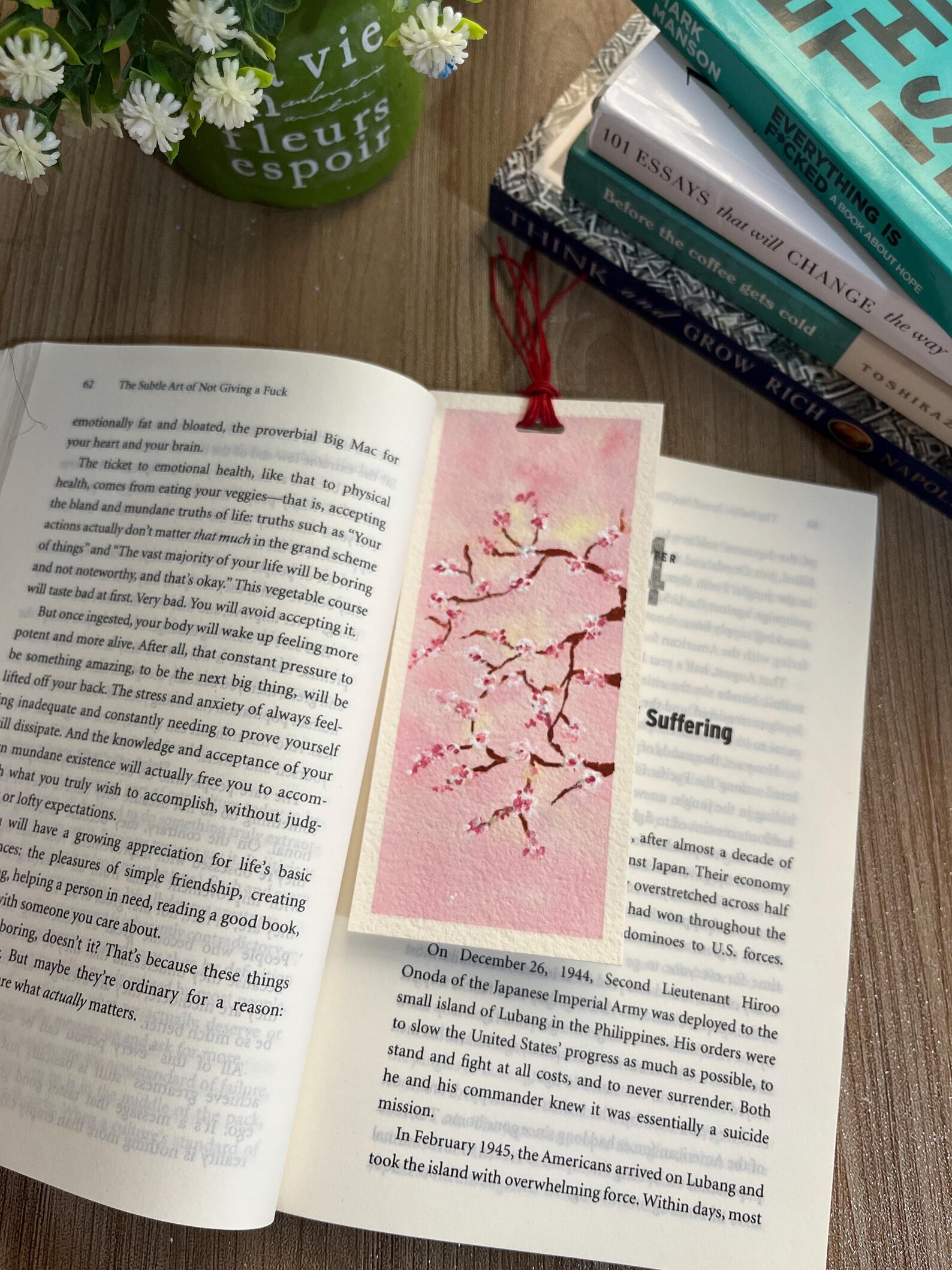 Hand-painted Bookmarks | Perfect Gift for Book Lovers | Unique Bookish ...