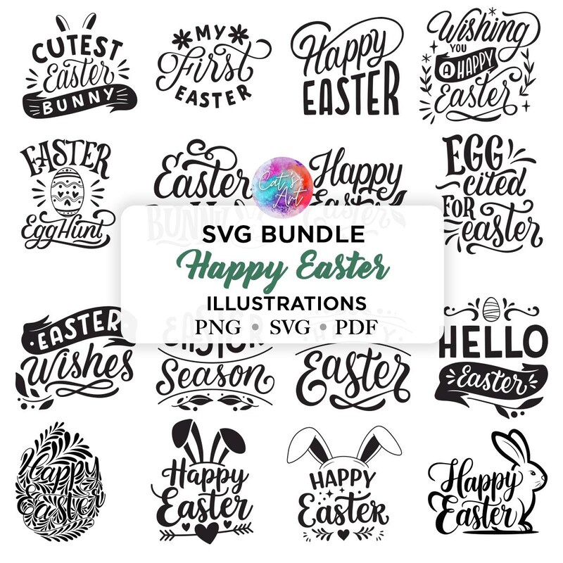 Happy Easter Script - Etsy
