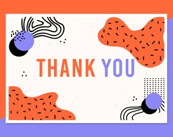 E Commerce Thank You Cards - Etsy