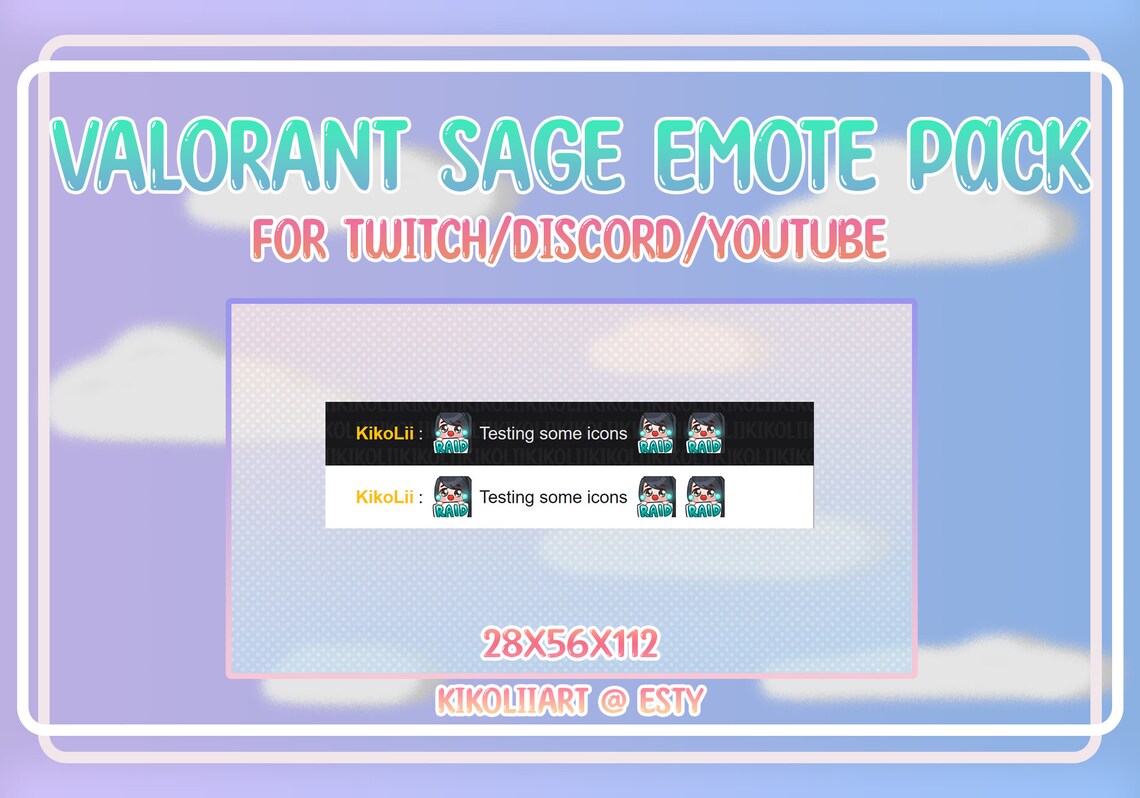 Sage Cry Valorant | Twitch Emote | Discord | Youtube | Chibi Emote ...