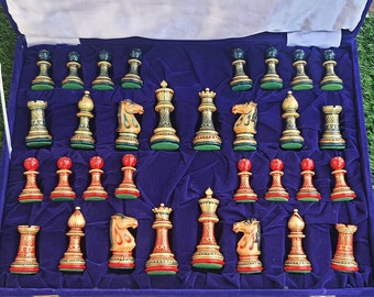 Indian Chess Set - Etsy