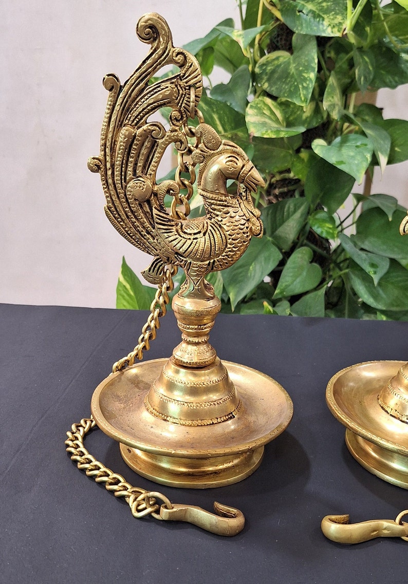 Brass Deepak , Big Brass Oil Lamp Stand, Brass Decorative Diyas ...