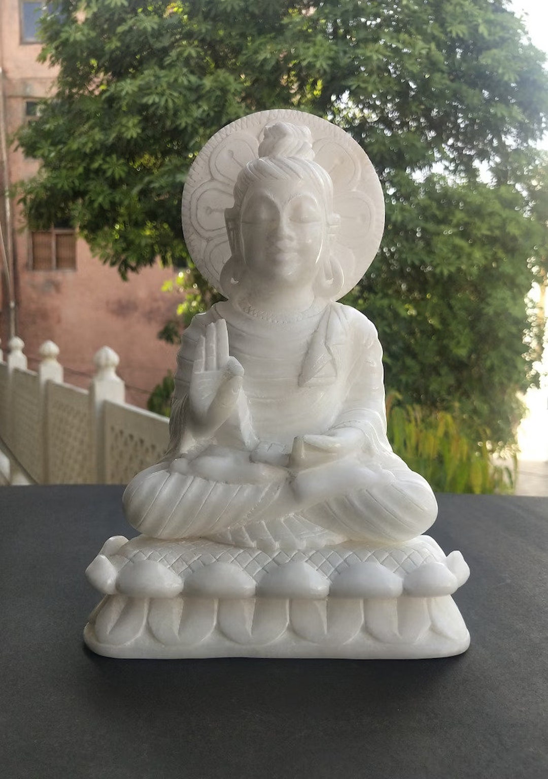 White Marble Buddha Statue/marble Statue/buddha Statue/home Decor ...
