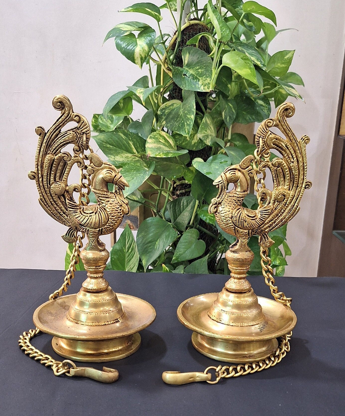 Brass Deepak , Big Brass Oil Lamp Stand, Brass Decorative Diyas ...