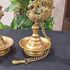 Brass Deepak , Big Brass Oil Lamp Stand, Brass Decorative Diyas ...