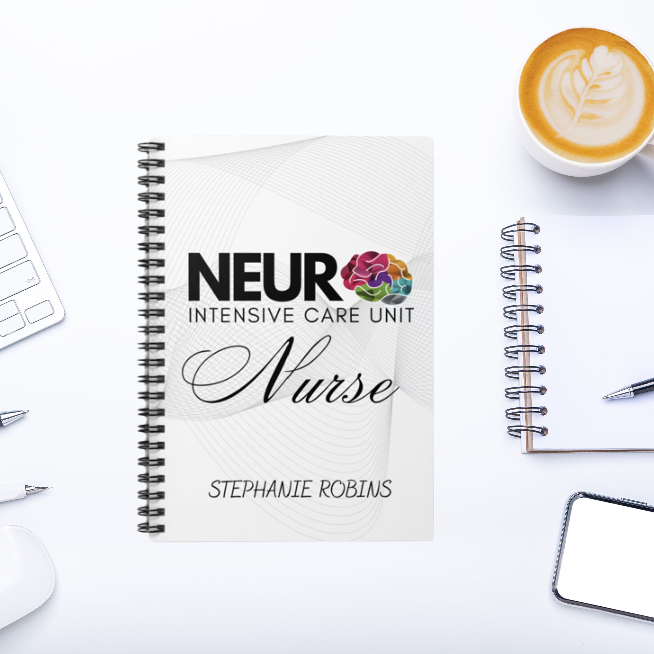 Personalized Neuro ICU Nurse Gift, Neuro ICU Nurse Notebook, Neuro ...