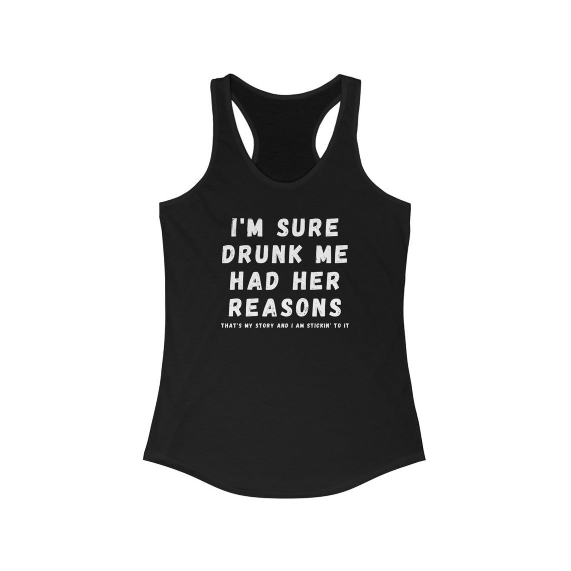 Funny Drunk Saying Tank Top, Spring Clothing Gift, Summer Tank Top Gift ...