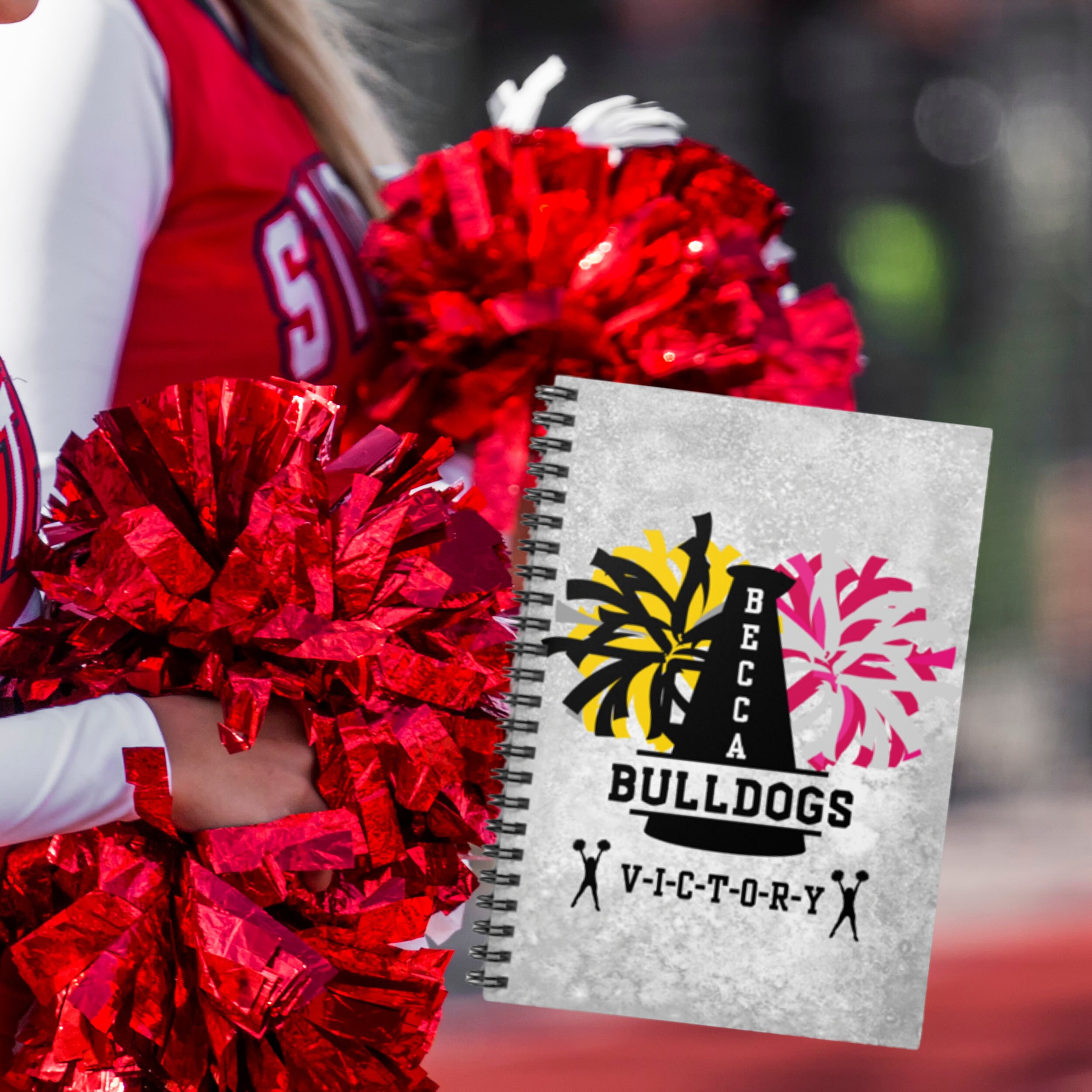 Personalized Cheerleader Notebook, Senior Cheer Gifts, Custom Cheer ...