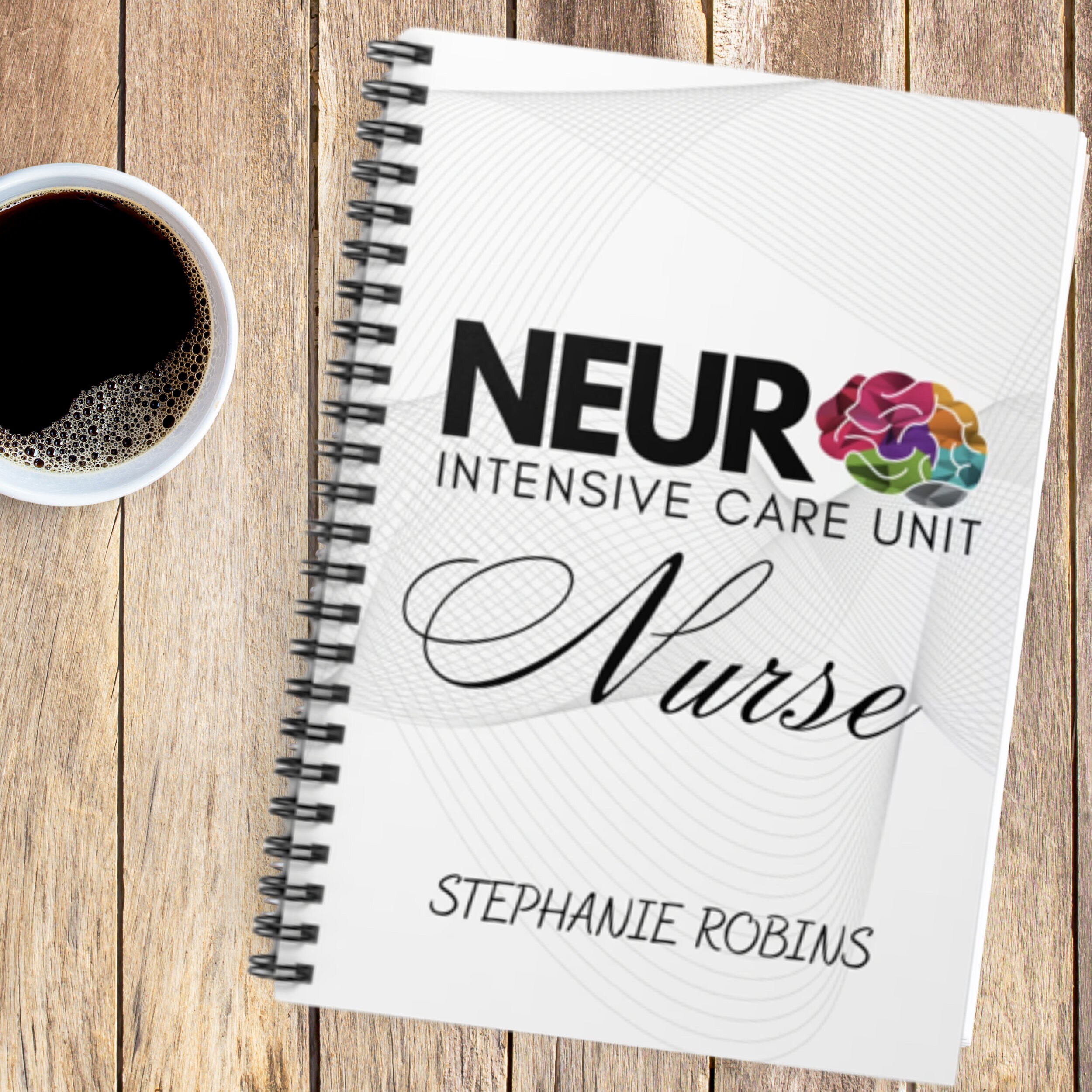 Personalized Neuro ICU Nurse Gift, Neuro ICU Nurse Notebook, Neuro ...