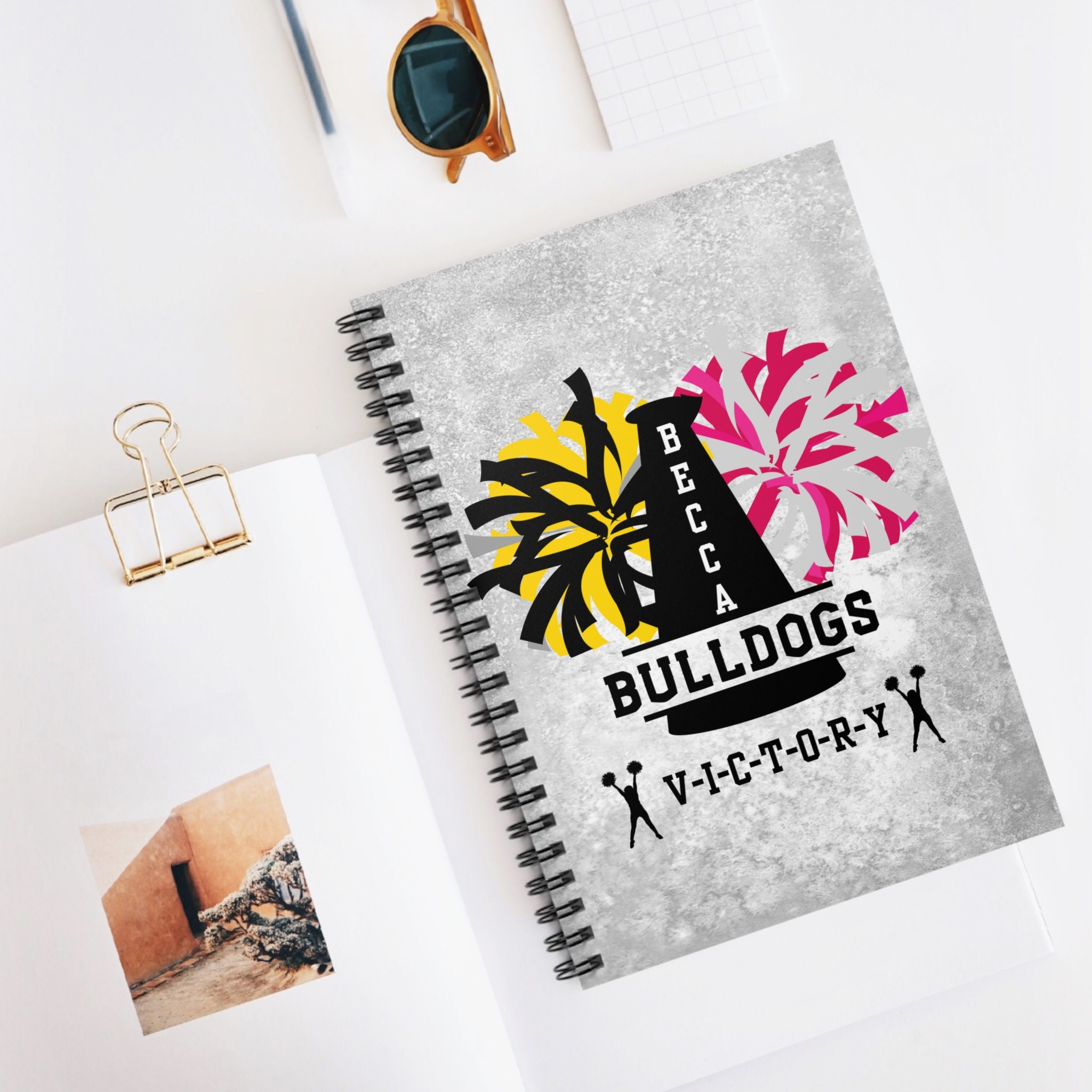 Personalized Cheerleader Notebook, Senior Cheer Gifts, Custom Cheer ...