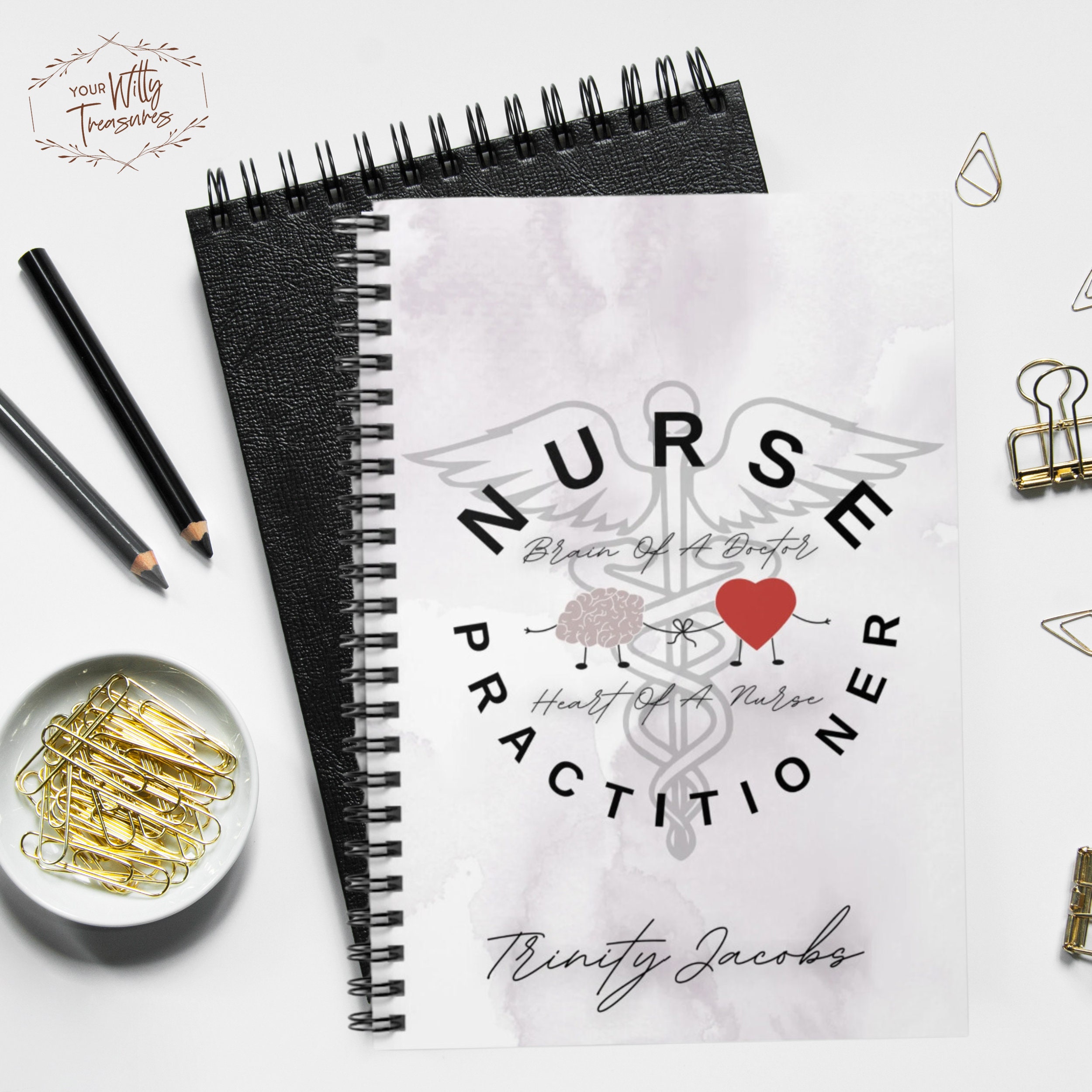 Personalized Nurse Practitioner Notebook, Nurse Practitioner Gift ...