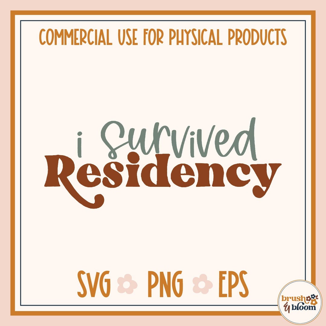 Residency Doctor Gift SVG - Residency Graduation Svg - Doctor SVG ...