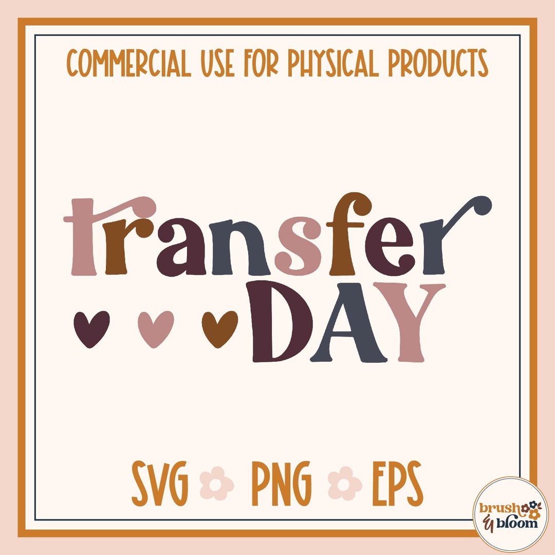 Transfer Day SVG - IVF Svg - Ivf Mom Svg - Infertility Svg - IVF Shirt ...