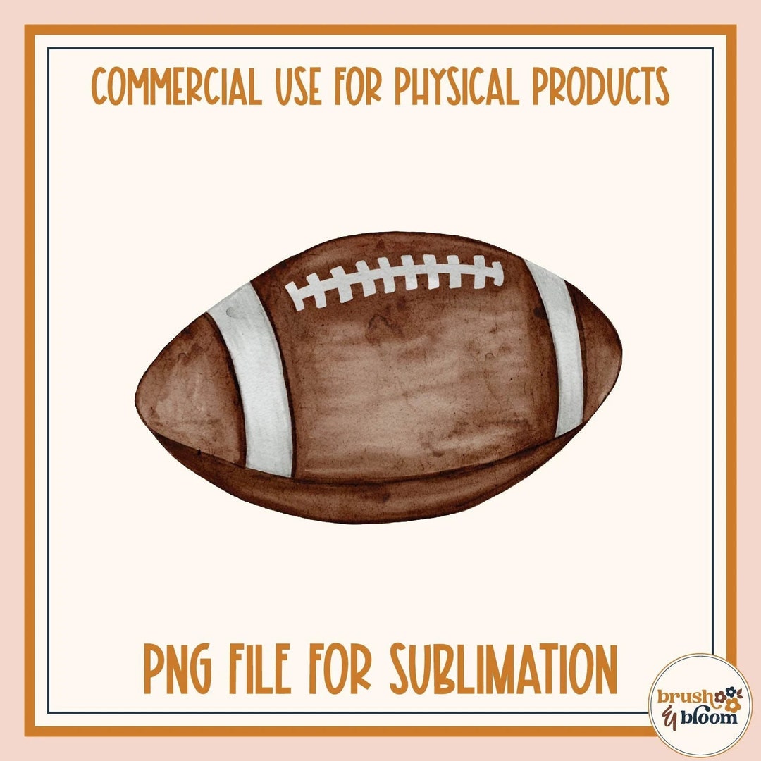 Watercolor Football Png - Watercolor Football Clipart - Watercolor ...