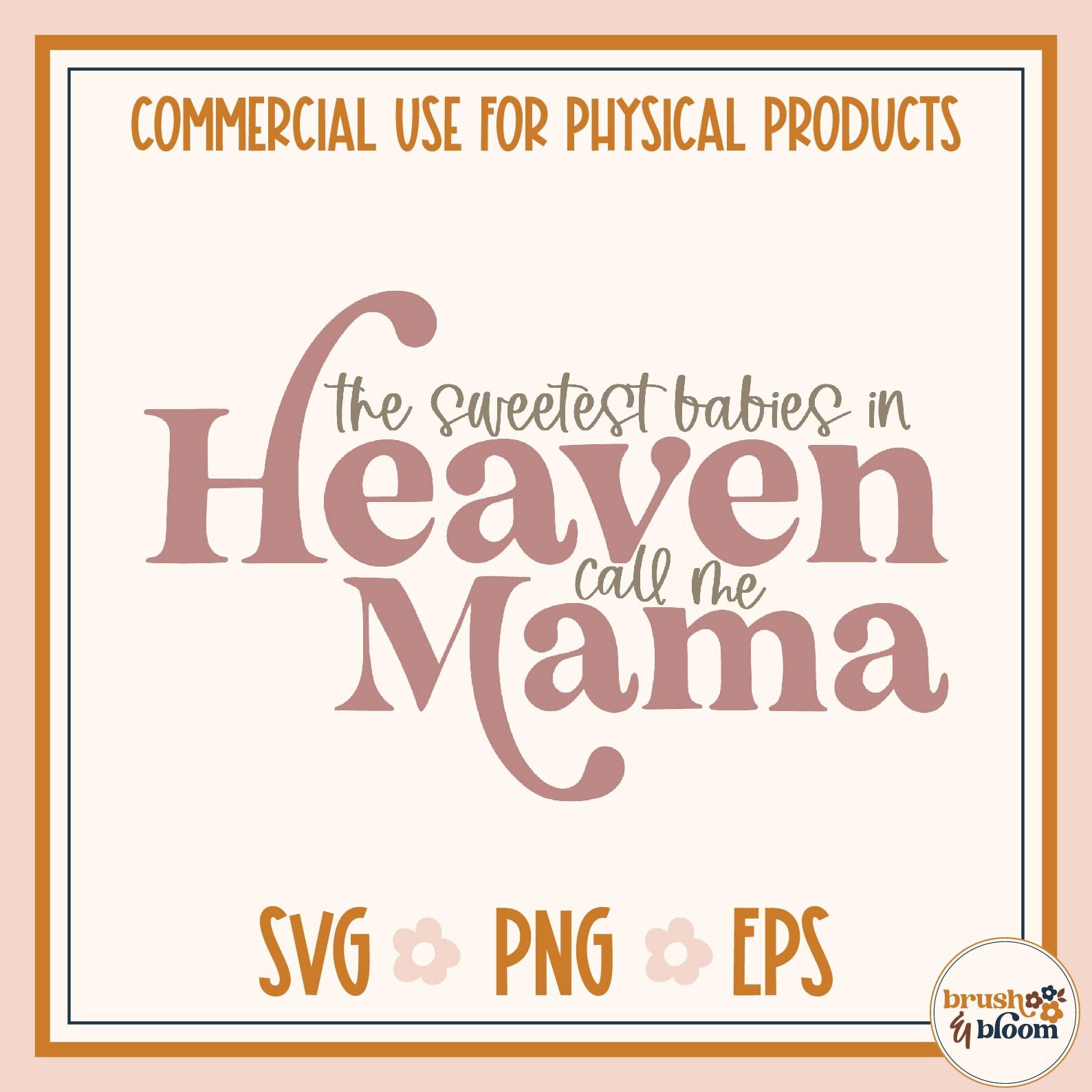 Babies in Heaven Call Me Mama SVG Angel Babies SVG Baby Angels SVG ...