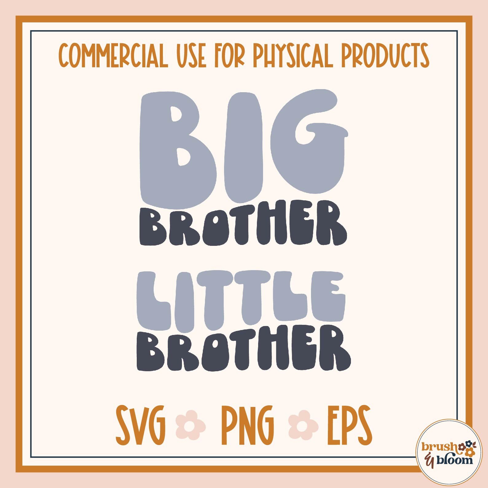 Big Brother SVG Little Brother SVG Siblings SVG Brothers - Etsy