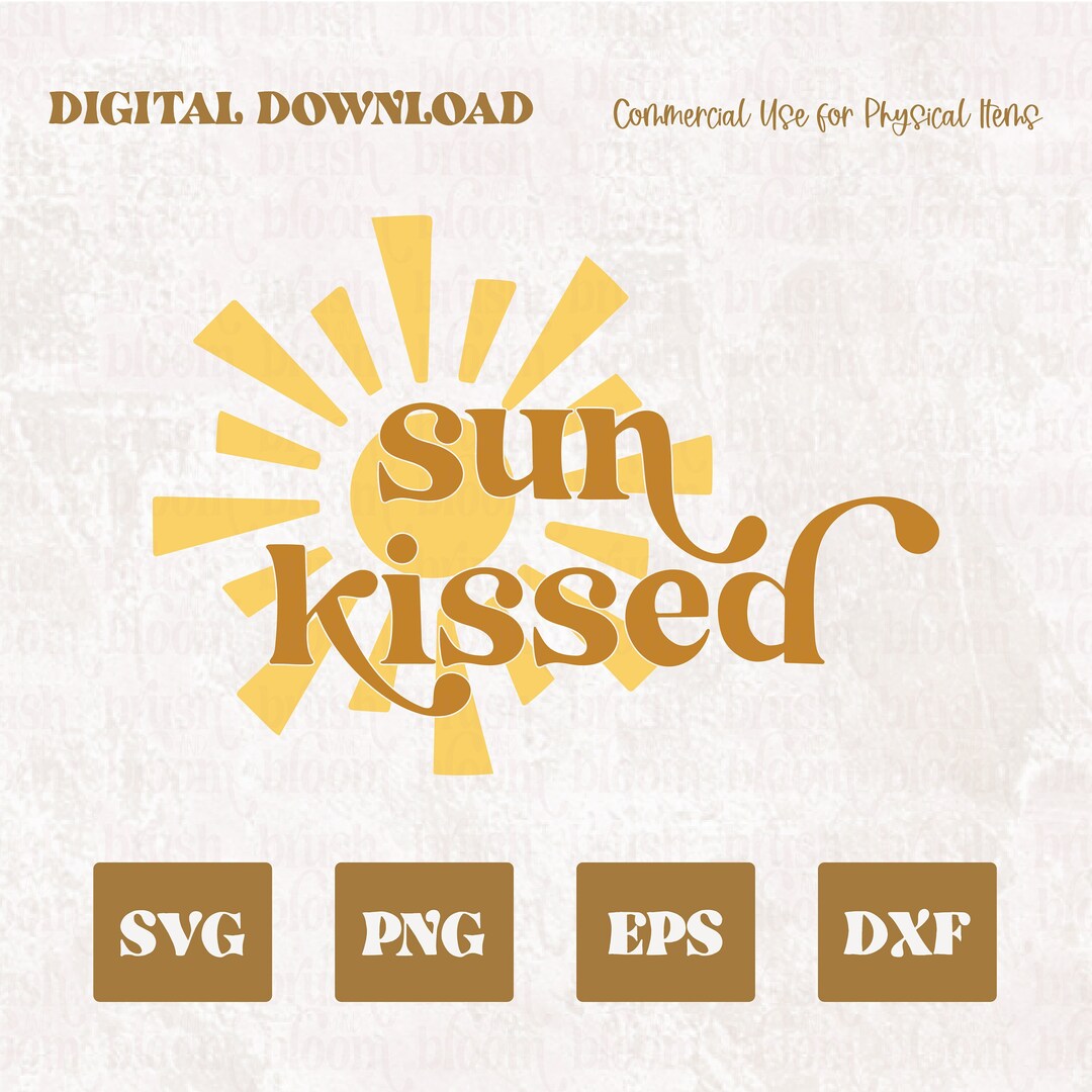 Sunkissed SVG Retro Sunshine SVG Retro Summer Shirt SVG - Etsy