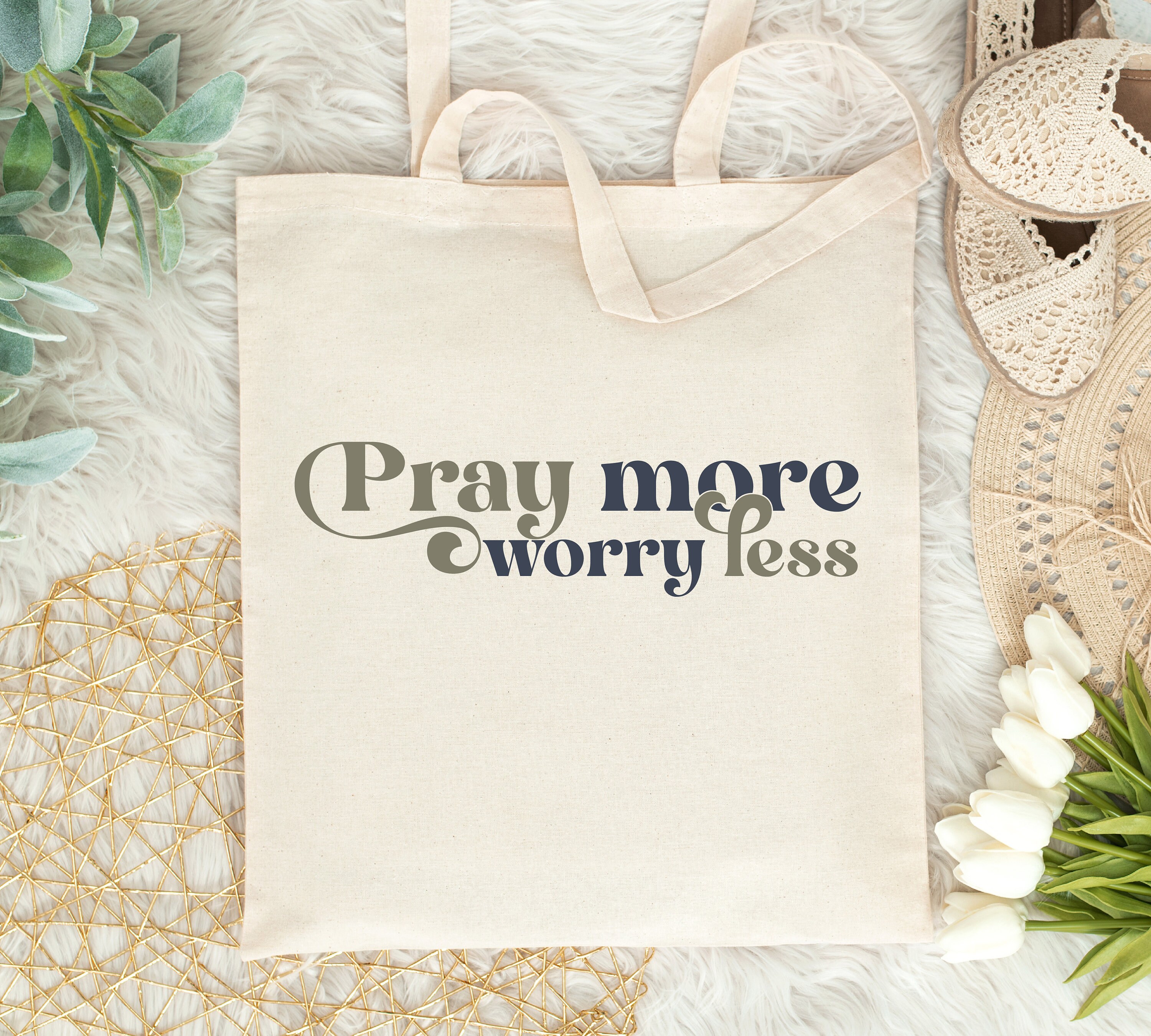 Ora más Preocúpate menos SVG Oración SVG Orar SVG - Etsy México