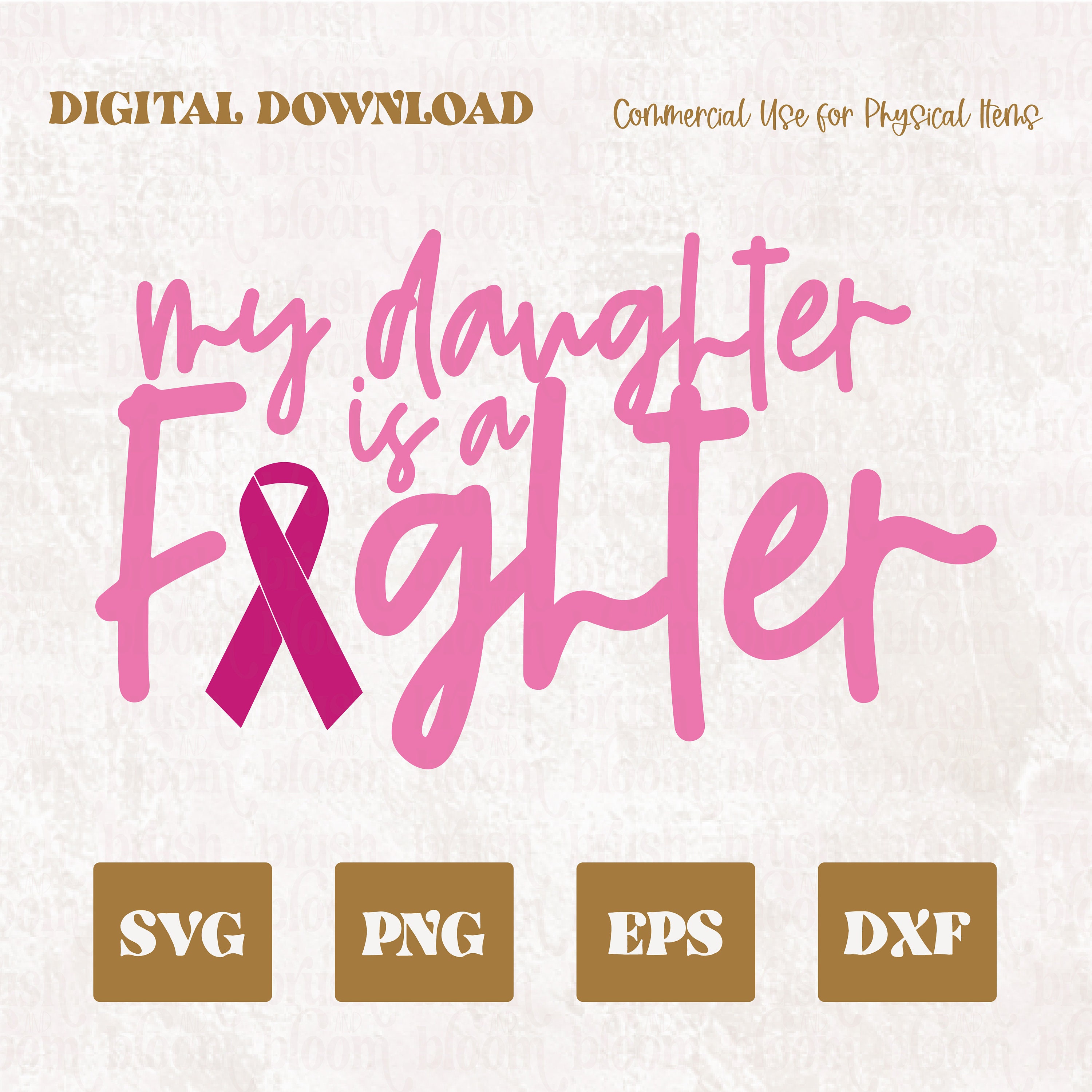 Breast Cancer Fighter SVG Mom/sister/aunt/grandma/daughter is a Fighter ...