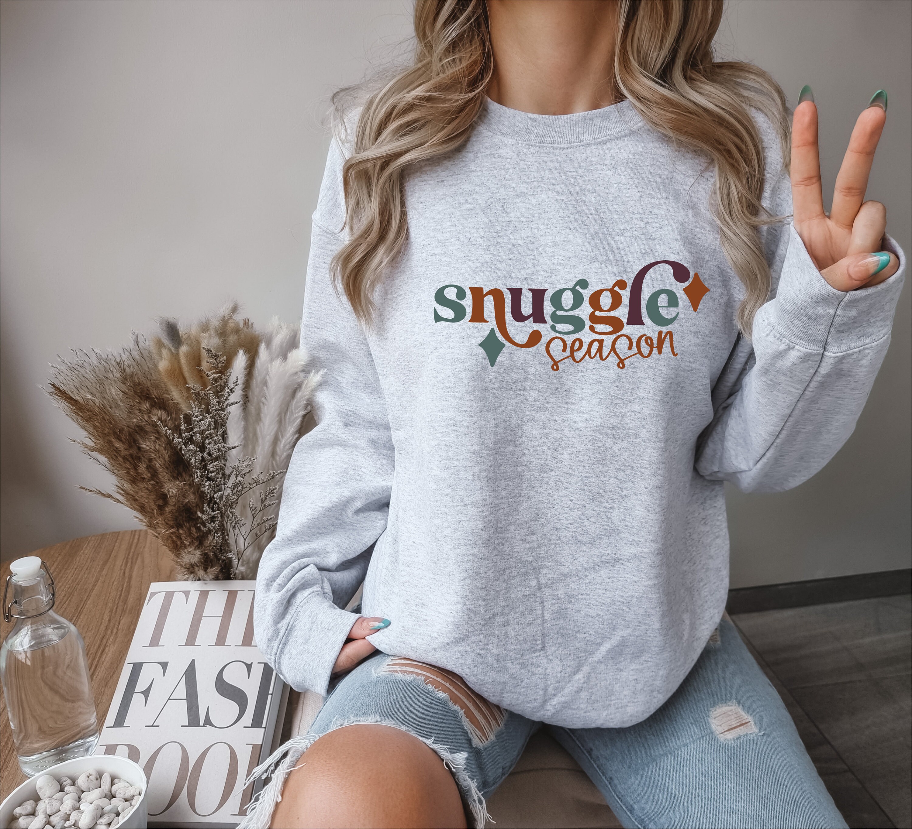 Snuggle Season SVG Cozy Season SVG Snuggle SVG Snuggle Season Png Retro ...