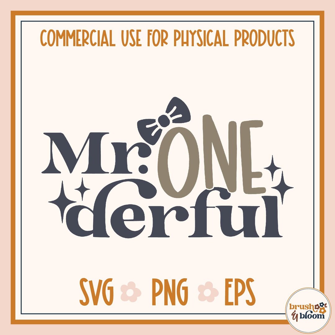 Mr. Onederful SVG - Mr Onederful Shirt SVG - 1st Birthday Boy Svg ...