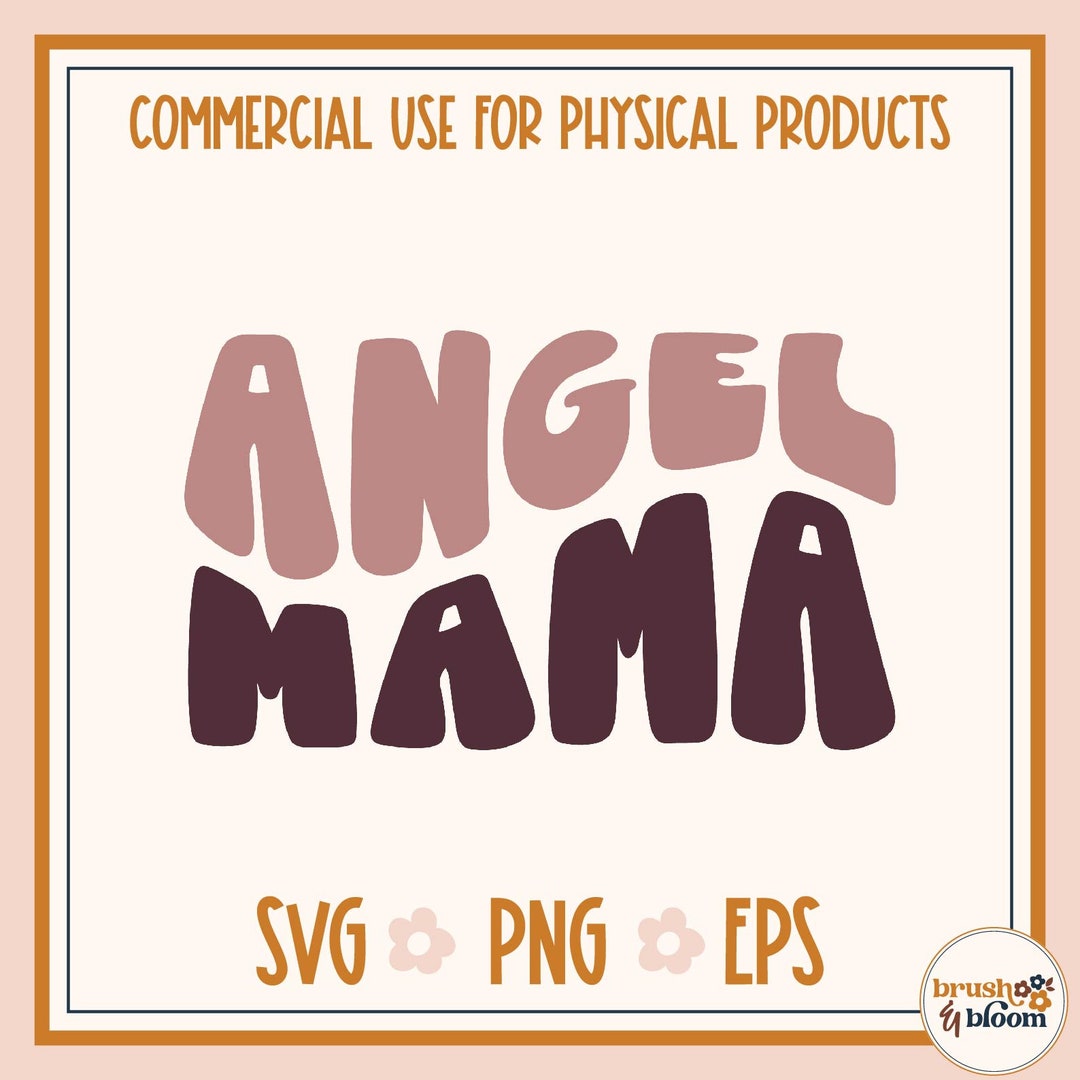 Angel Mama SVG - Miscarriage SVG - Mama of an Angel SVG - Angel Mama ...