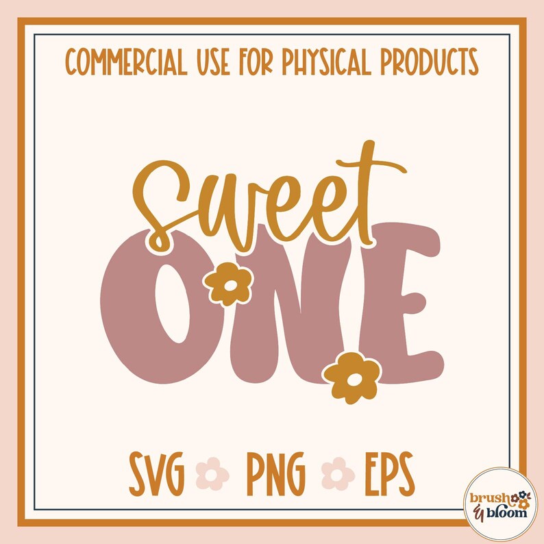 Sweet One Birthday SVG - 1st Birthday SVG - Sweet One PNG - Birthday ...