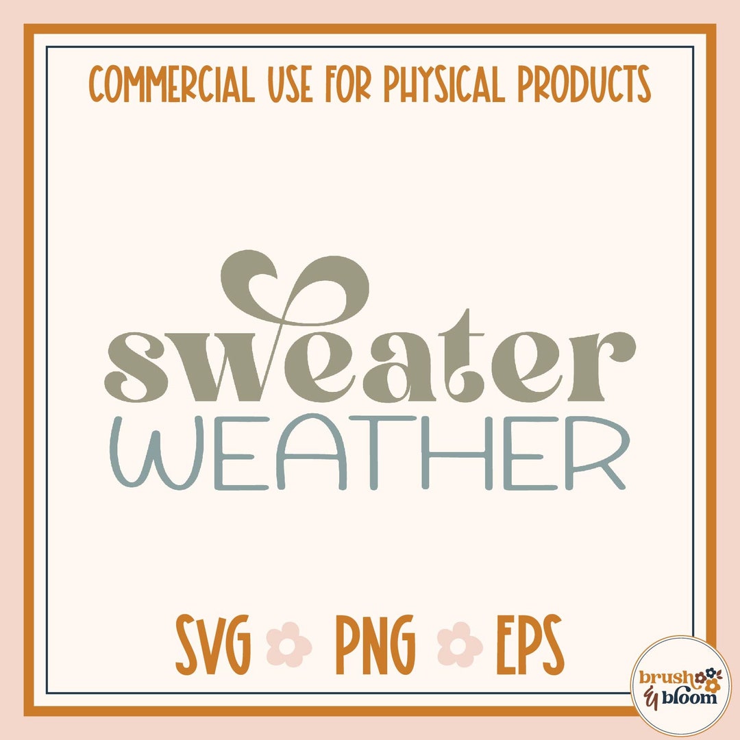 Sweater Weather SVG - Etsy