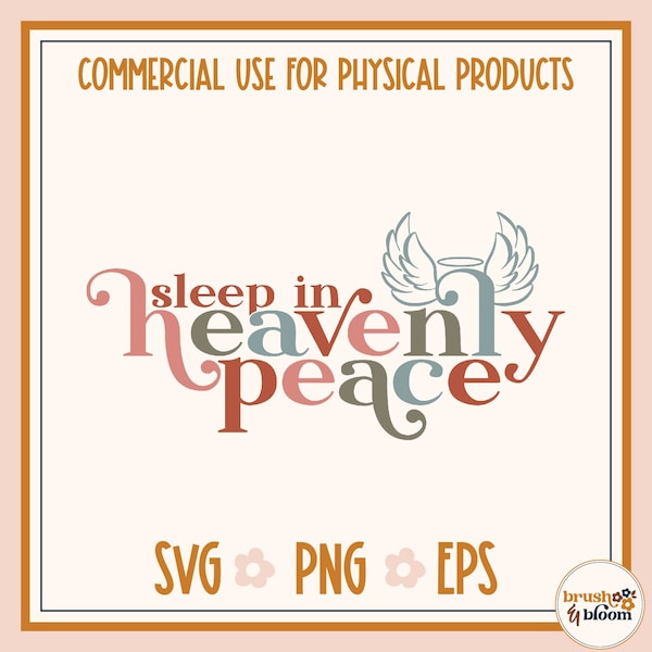 Sleep in Heavenly Peace Sign - Etsy