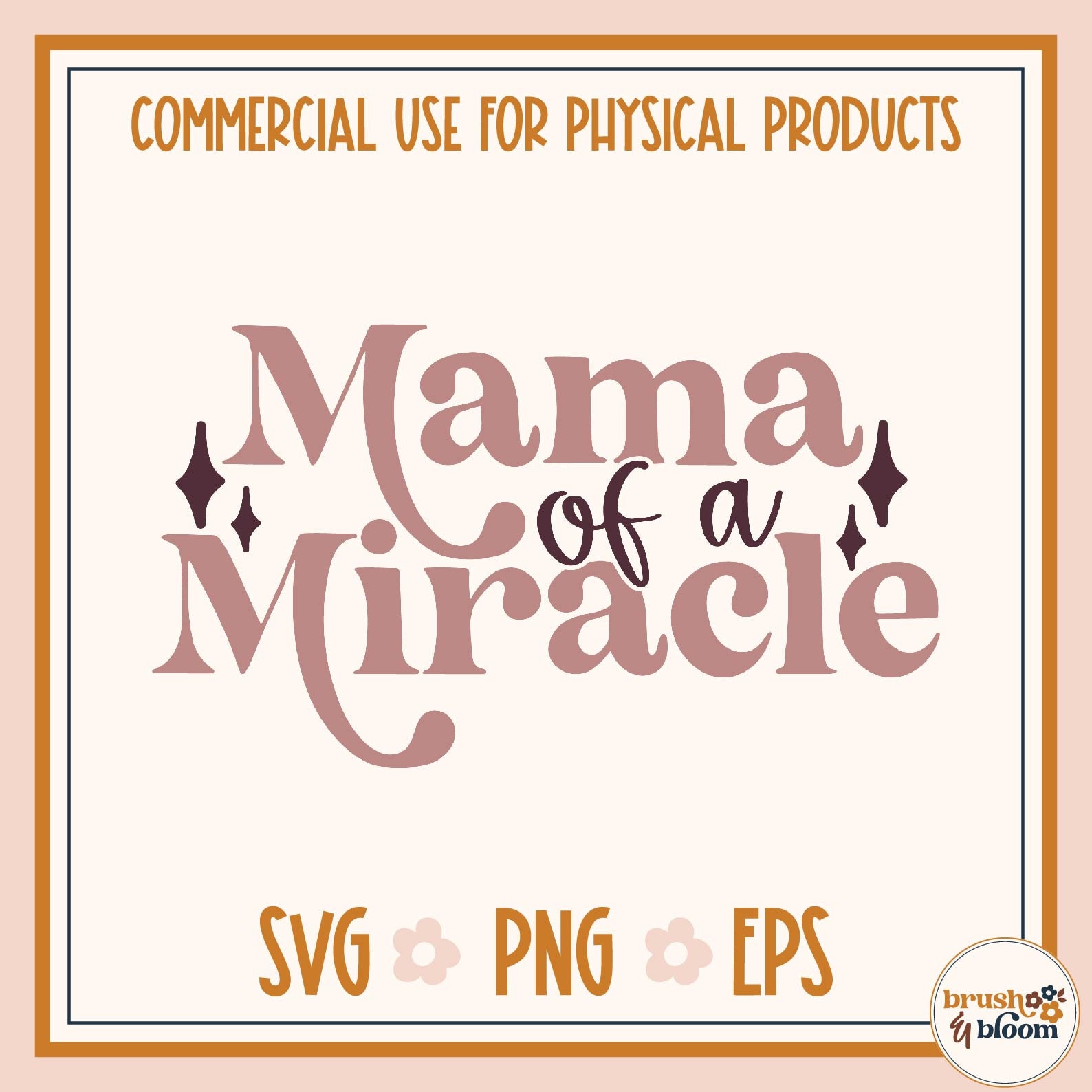 Mama of a Miracle SVG Miracle Baby SVG IVF Mom Svg Baby Miracle Svg - Etsy