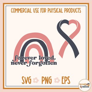 Miscarriage Keepsake SVG Pregnancy and Infant Loss Awareness SVG ...