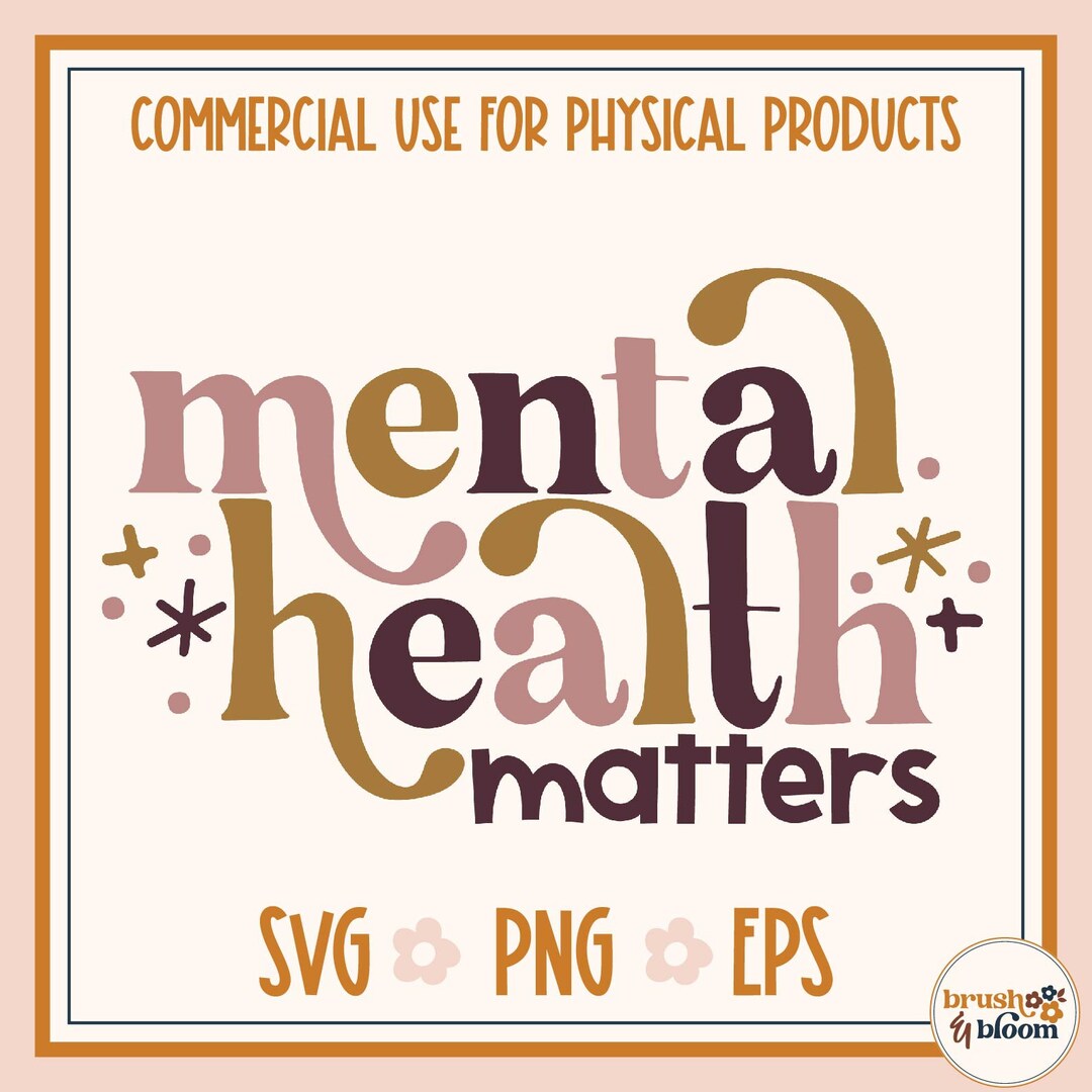 Mental Health Matters SVG - Mental Health SVG - Mental Health Awareness ...