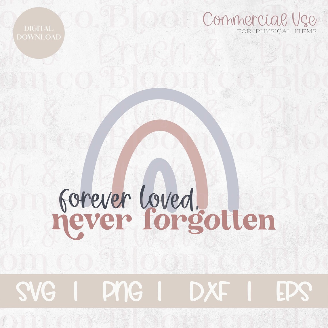 Forever Loved Never Forgotten SVG Pregnancy and Infant Loss - Etsy