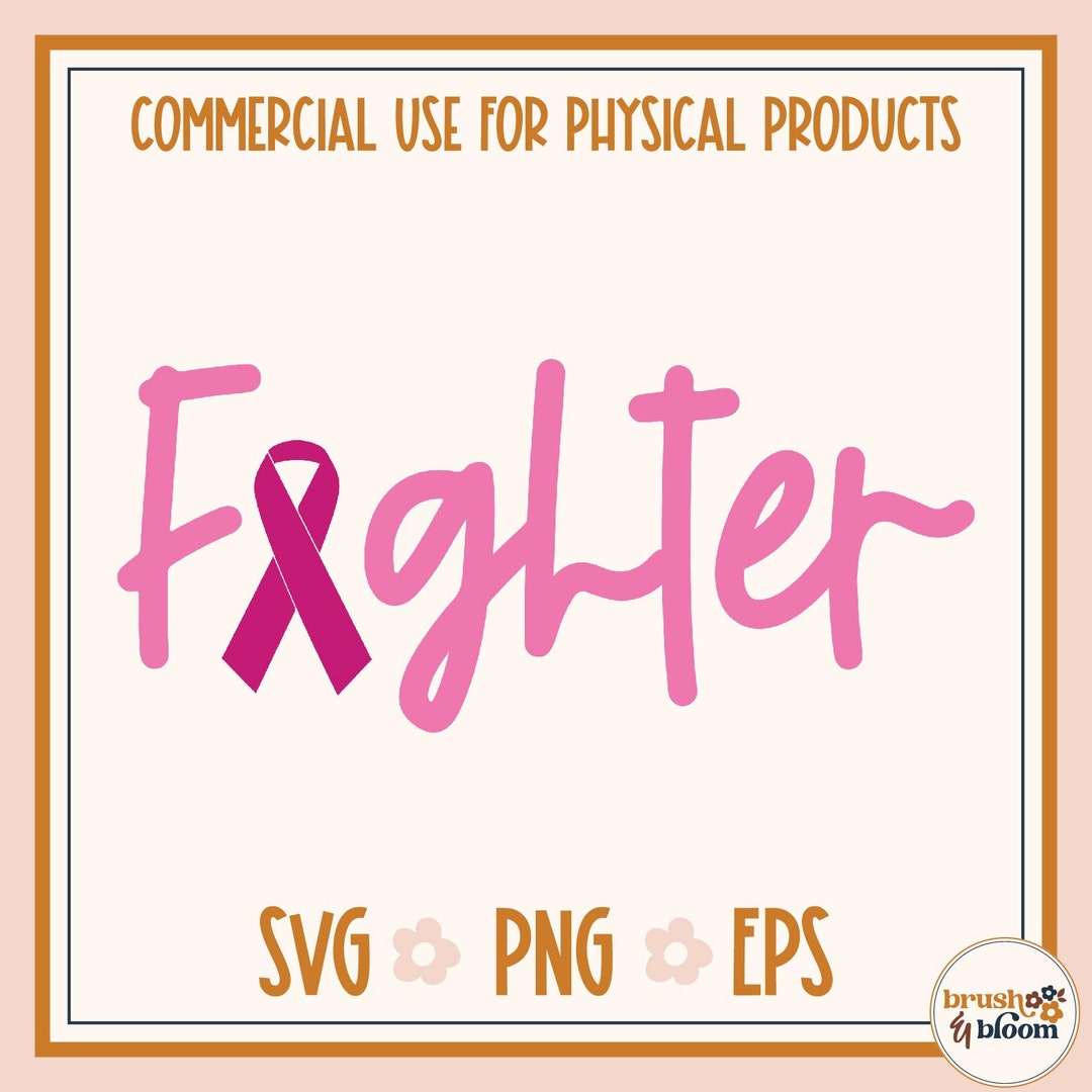 Cancer du sein Svg | Ruban rose Svg | Soutien au cancer du sein SVG ...