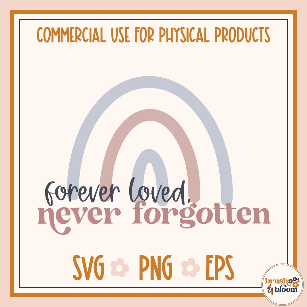 Forever Loved, Never Forgotten SVG - Pregnancy and Infant Loss ...